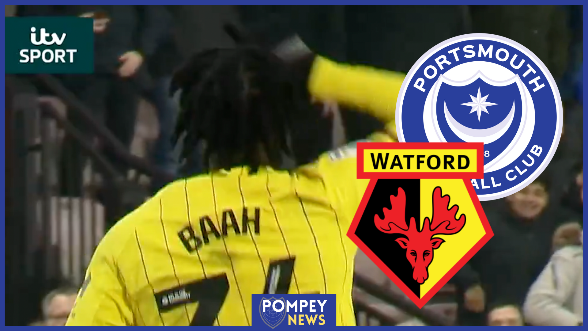 Kwadwo Baah sends explosive message to Portsmouth fans after Watford news