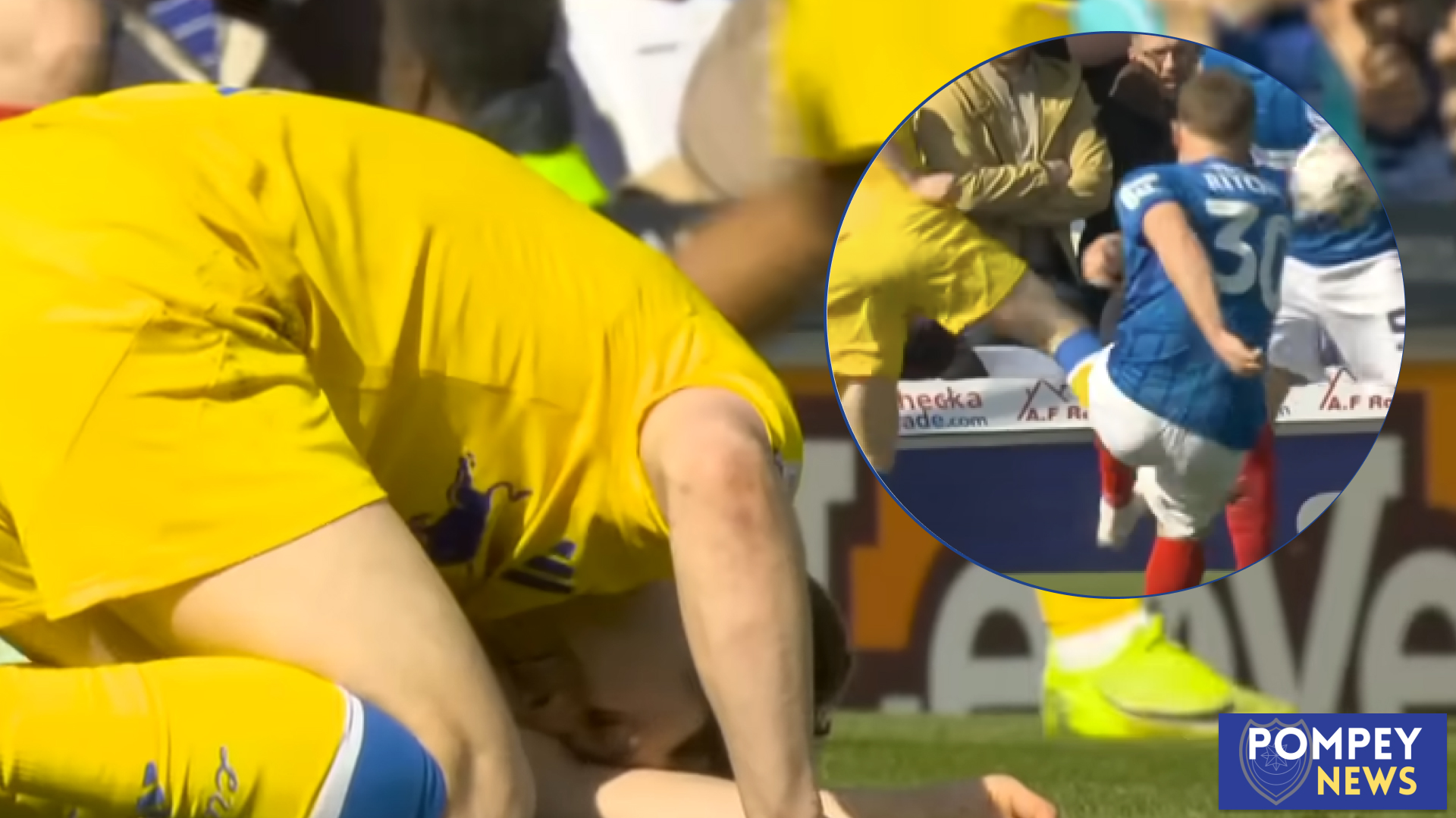 Portsmouth v Leeds United: Ex-FIFA official reacts to Matt Ritchie incident