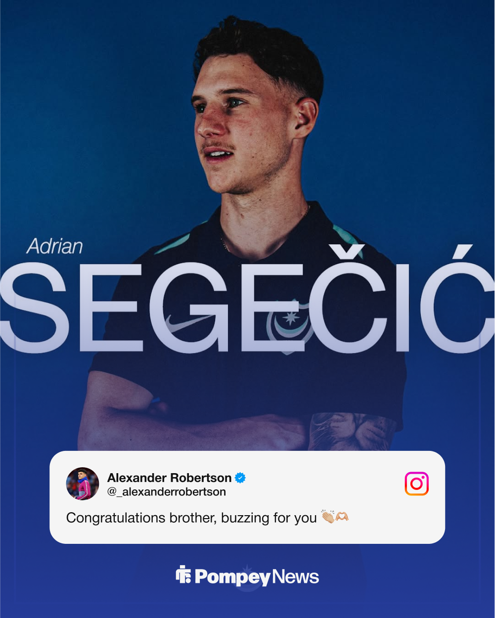 Alexander Robertson 'buzzing' as Portsmouth agree terms for signing