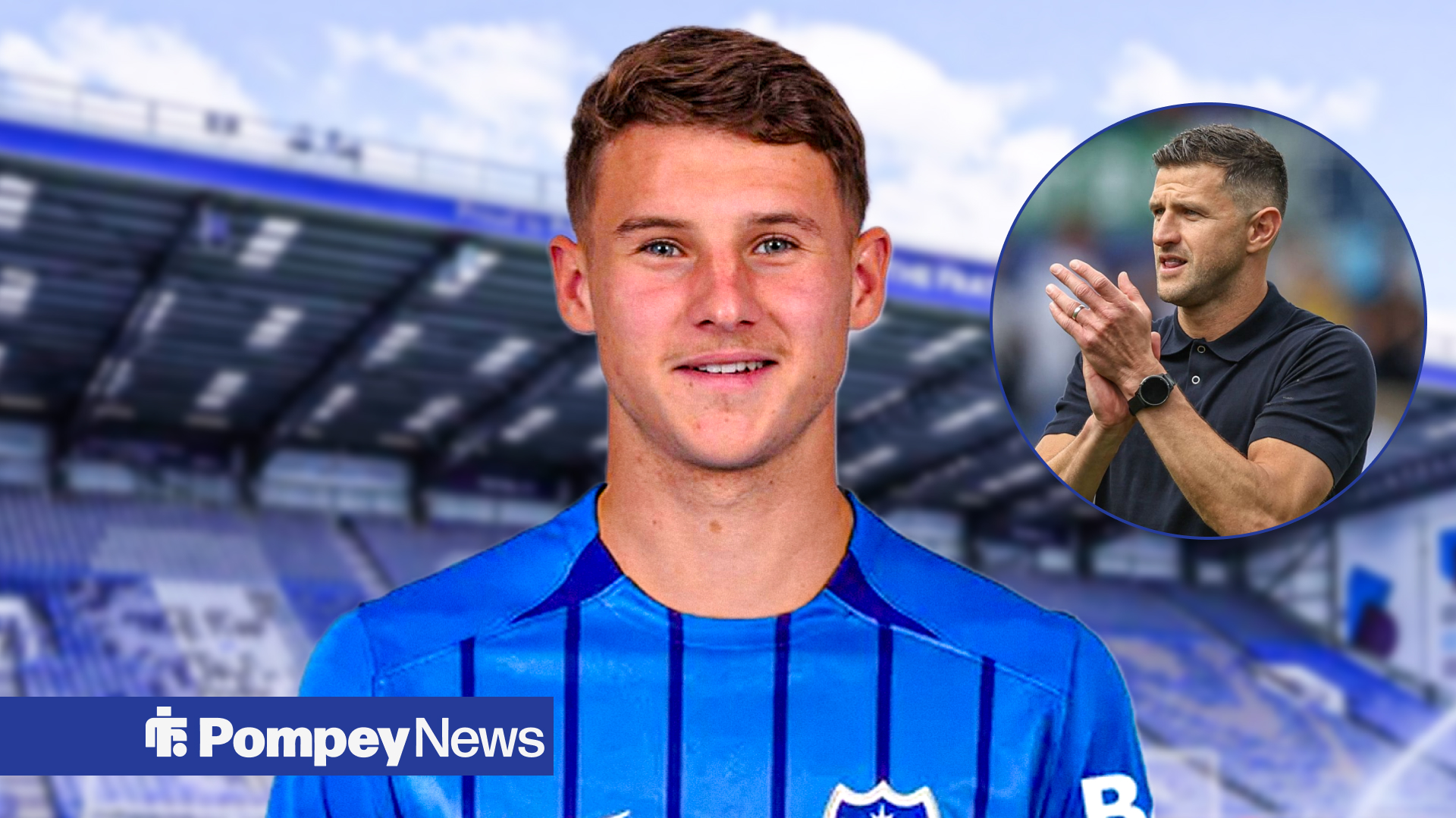 Watch as Adrian Segecic scores his first Portsmouth goal v Woking